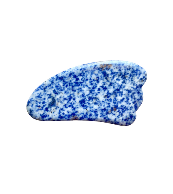 Blue Spot Jasper Gua Sha Massage Tool | Free Flow Botanicals